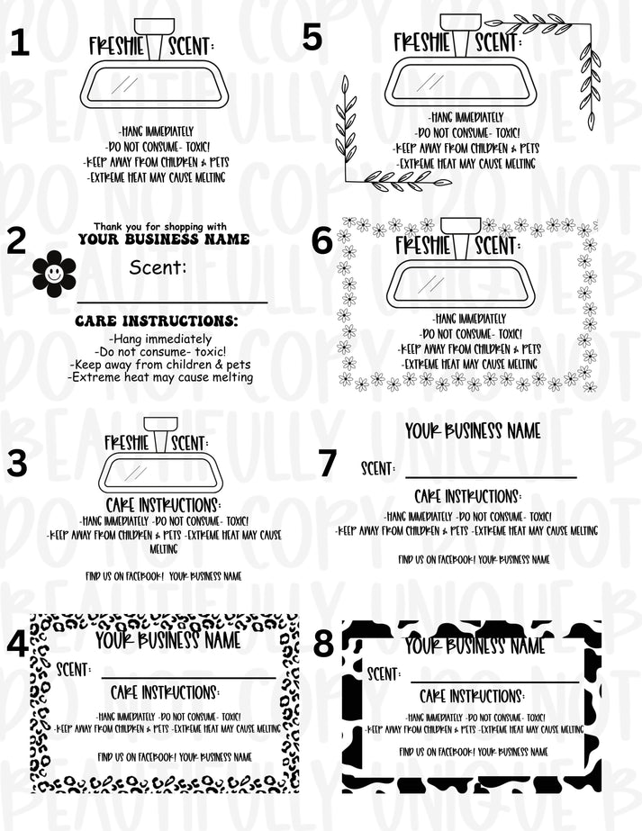 3x2 Labels – Turning the Paige Designs